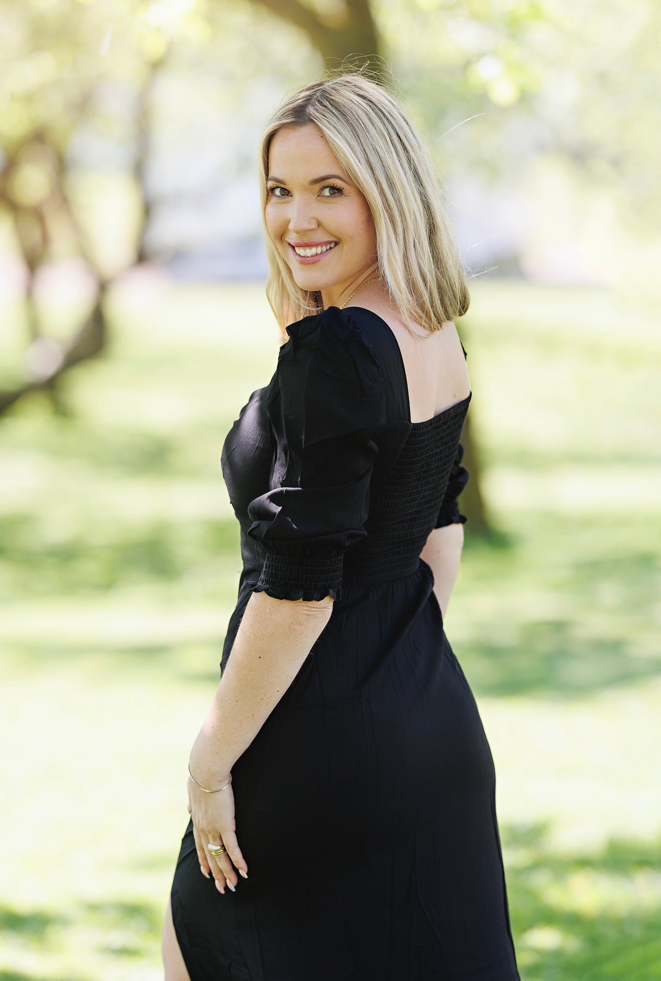 Caroline Dress SORT – Monicanyhus.com