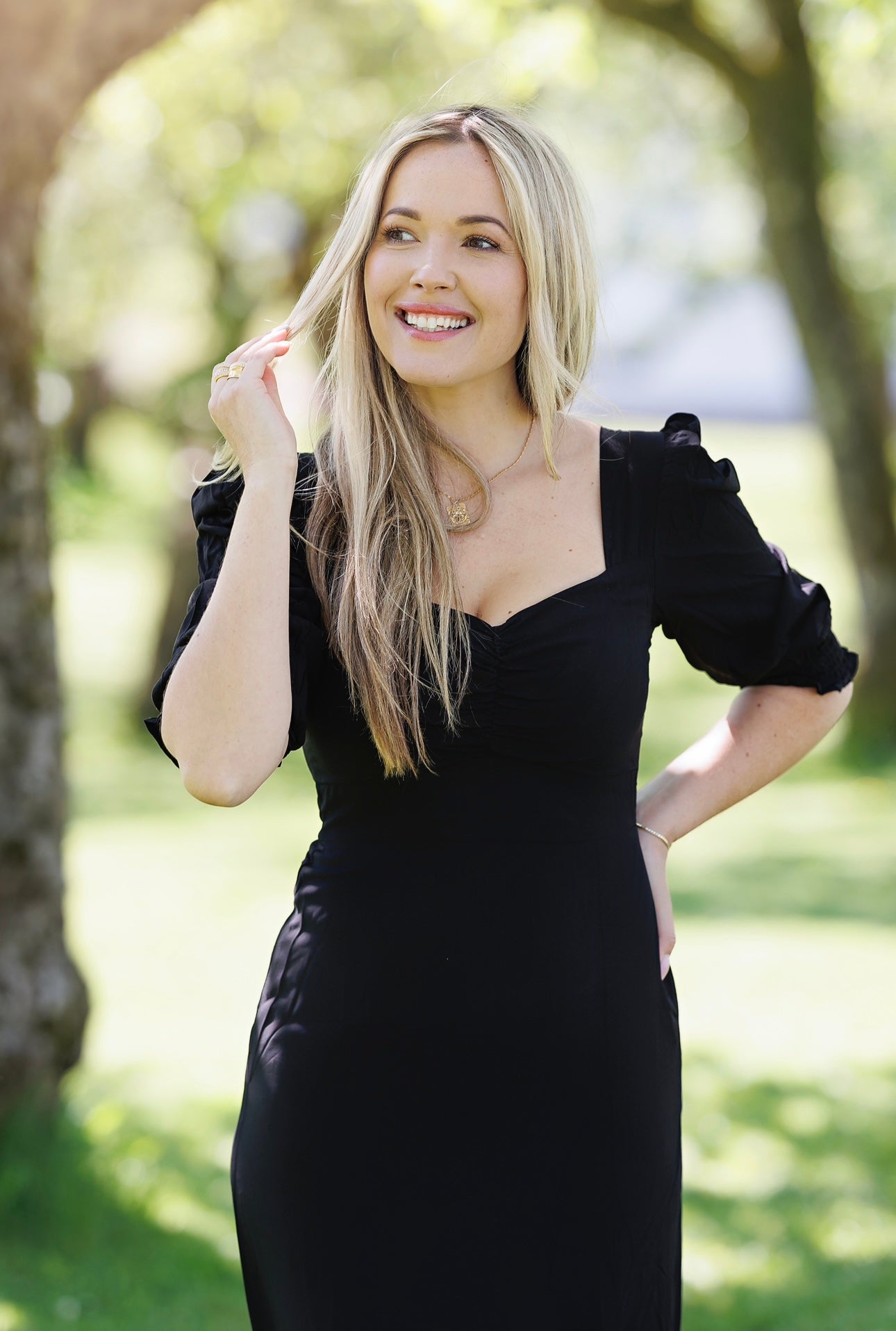 Caroline Dress SORT – Monicanyhus.com